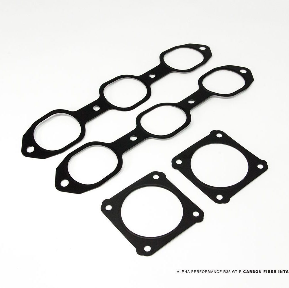 ALPHA GT-R Carbon Intake Manifold Gasket. Upper To Lower Billet Gasket ...
