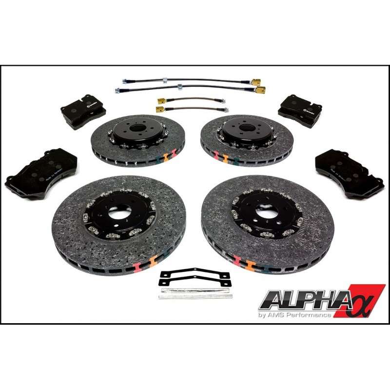 Nissan R35 GT-R Carbon Ceramic Brake Kit Upgrade 393/380 2012+ DBA ...